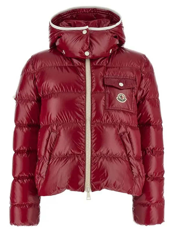 Moncler Andro Quilted Down Jacket - Red