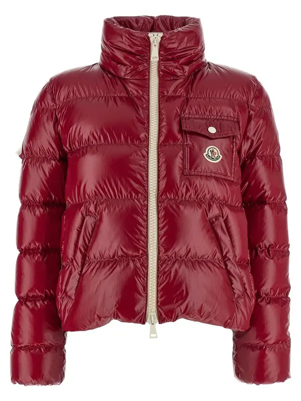 Moncler Andro Quilted Down Jacket - Red