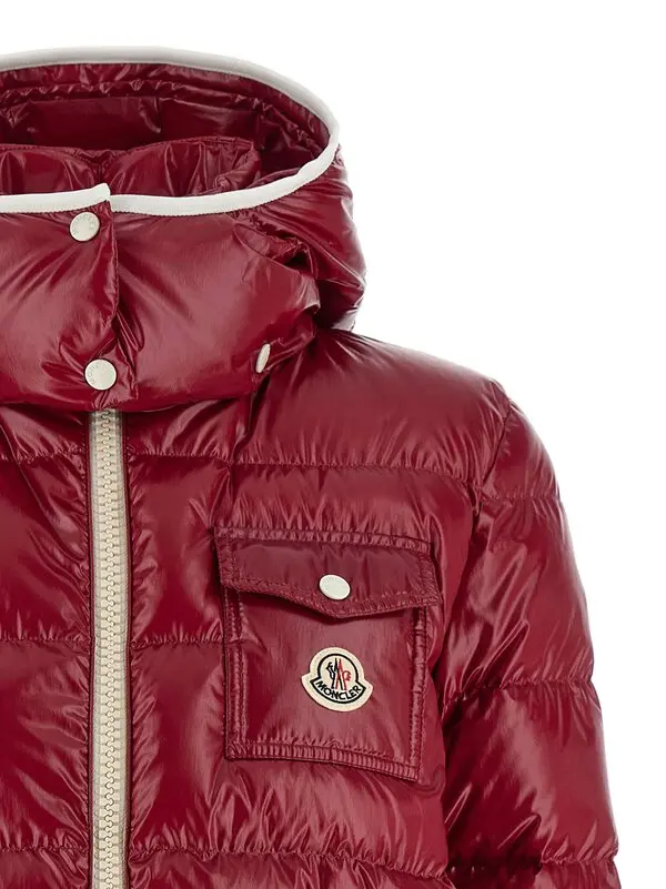 Moncler Andro Quilted Down Jacket - Red