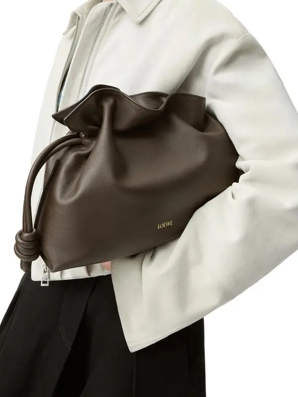 Loewe Medium Flamenco Clutch Bag In Calfskin Nappa - Multicolor