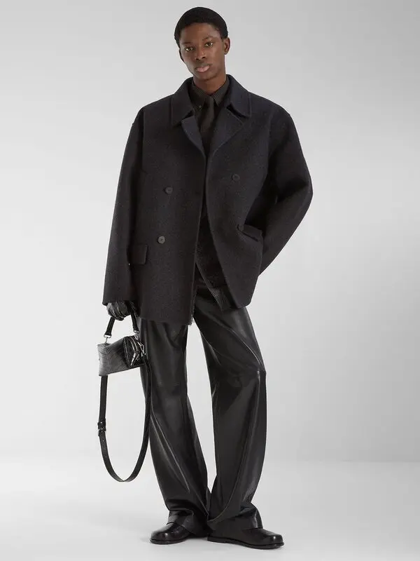 Fendi Wool Double-breasted Pea Coat