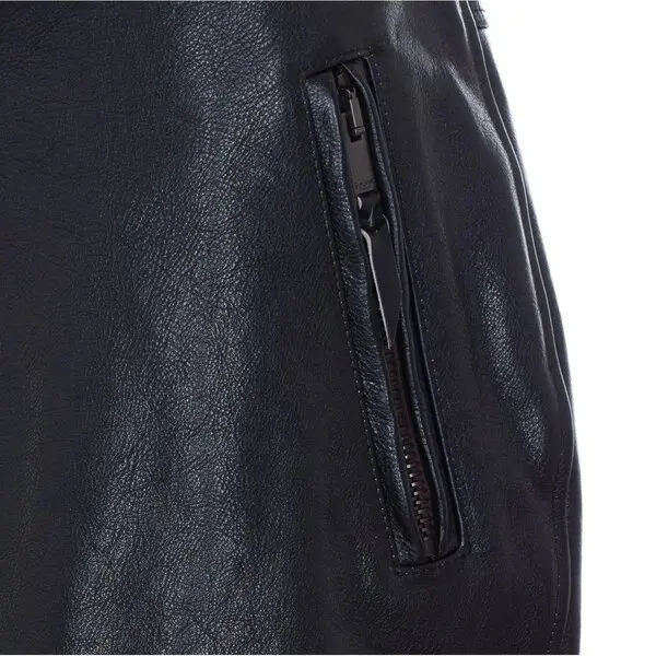 Saint Laurent Belted Leather Pencil Skirt