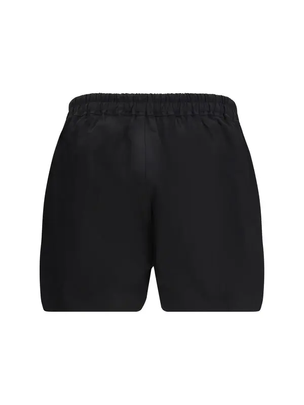 Rick Owens Cotton Drawstring Shorts - Black