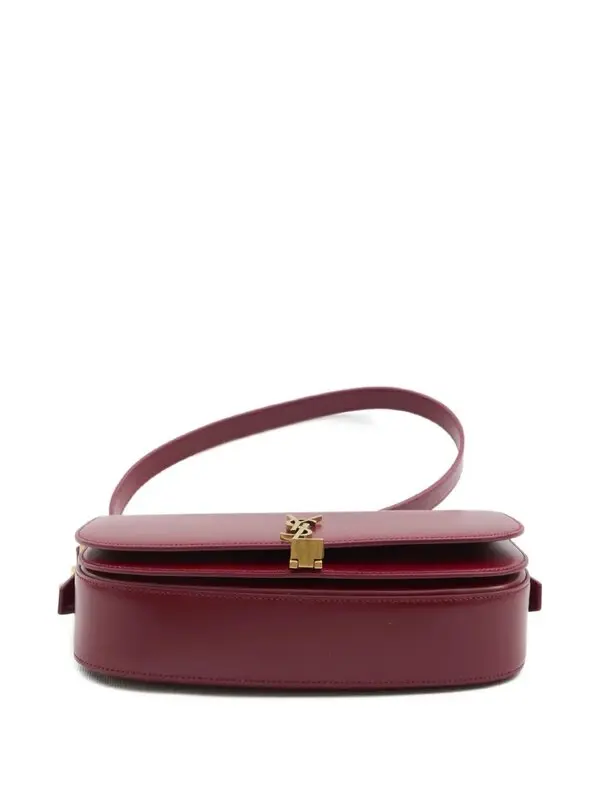Saint Laurent Voltaire Box Leather Bag - Red