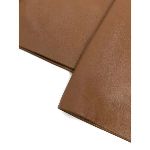 Saint Laurent Long Leather Gloves - Brown