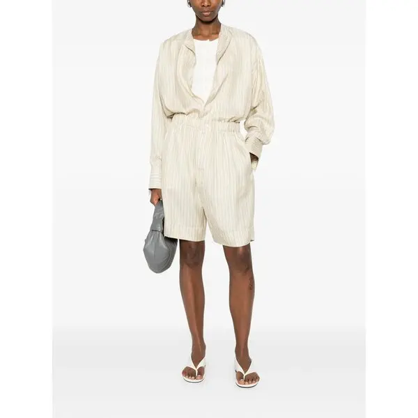 Carven Silk Blend Knee-length Shorts