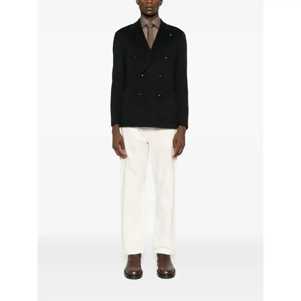 Tagliatore Double-breasted Peak Lapel Blazer