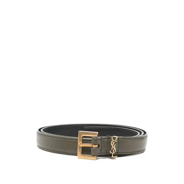 Saint Laurent Monogram Belt - Gray