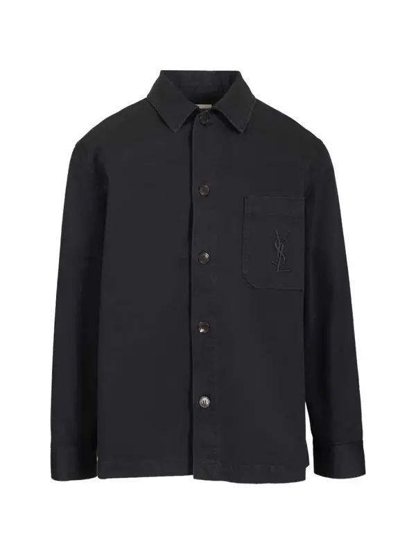 Saint Laurent Cassandre Overshirt - Blue