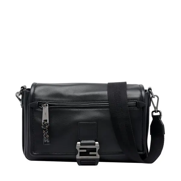 Fendi Flux Messenger Bag - Black