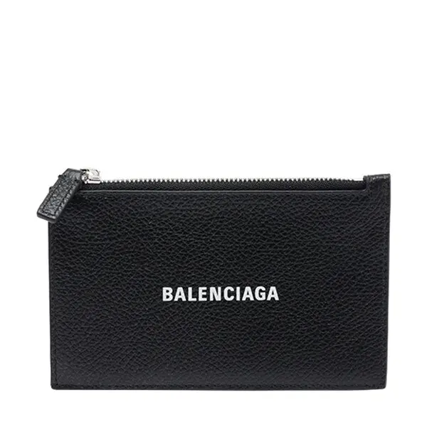 Balenciaga Logo Zip Cards Holder