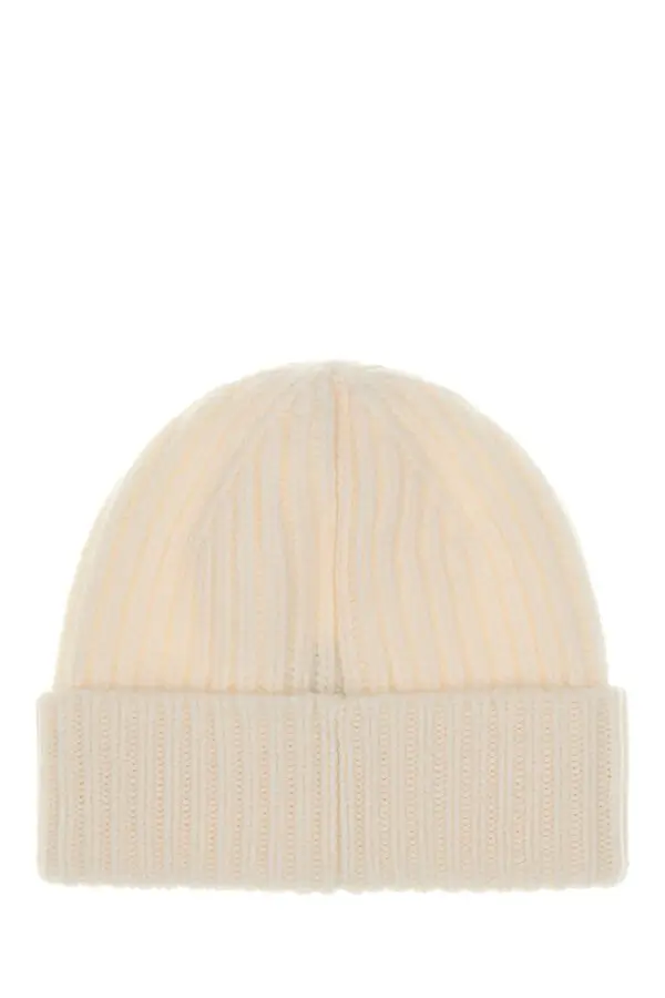 GOLDEN GOOSE Ribbed Knit Beanie With Star Logo
