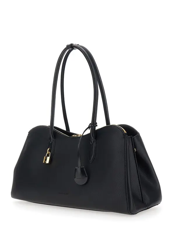 Stella McCartney Ryder" Shoulder Bag With Top Handles And Lock Detail - Multicolor