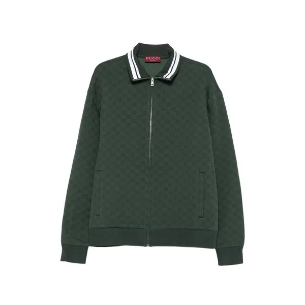 Gucci Patterned Zip-up Track Jacket