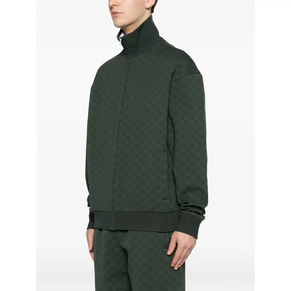 Gucci Patterned Zip-up Track Jacket
