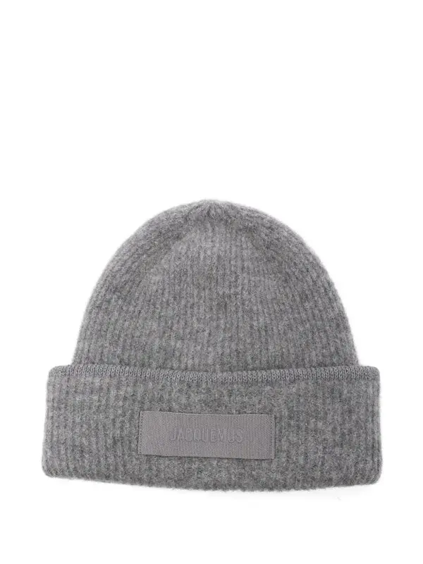 Jacquemus Le Bonnet Gros Grain Hat - Gray