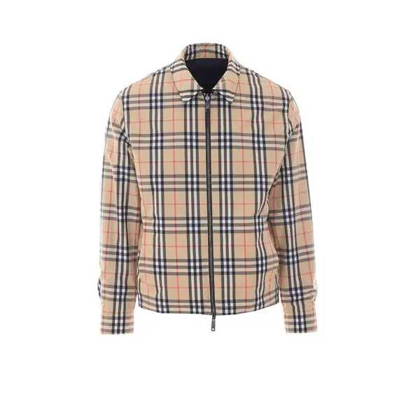 Burberry Reversible Check Jacket - Black