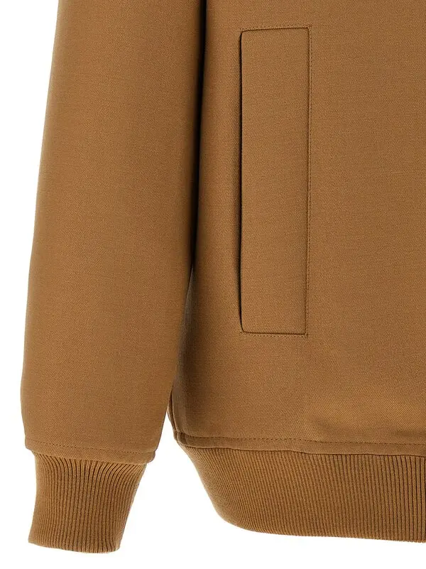 Gucci Wool Jacket With Gg Monogram Lining