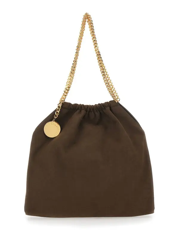 Stella McCartney Falabella Shoulder Bag With Chain Strap And Drawstring Closure In Eco-leather