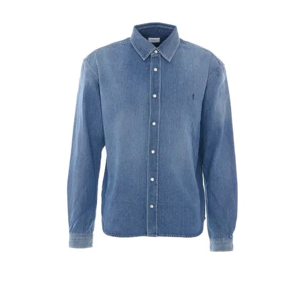 Saint Laurent Cassandre Denim Shirt