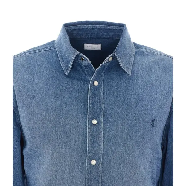 Saint Laurent Cassandre Denim Shirt