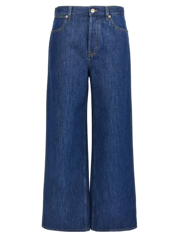 Gucci Loose Fit Cotton Denim Jeans