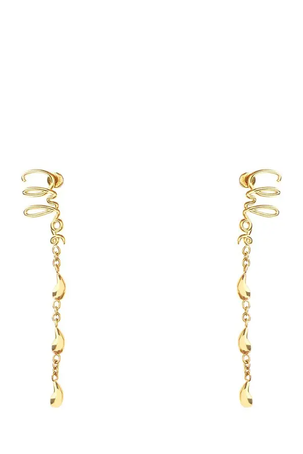 Chloé Gold Tone Earrings - Multicolor