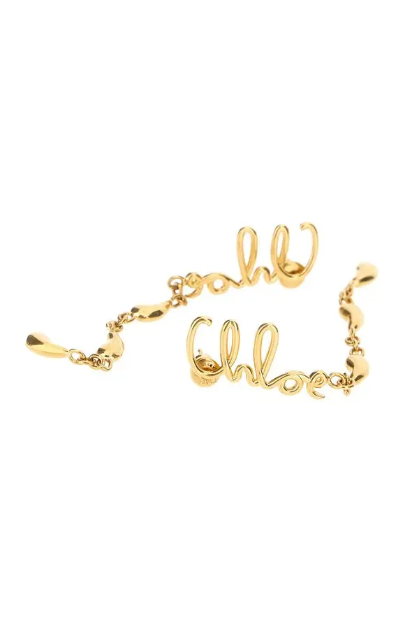 Chloé Gold Tone Earrings