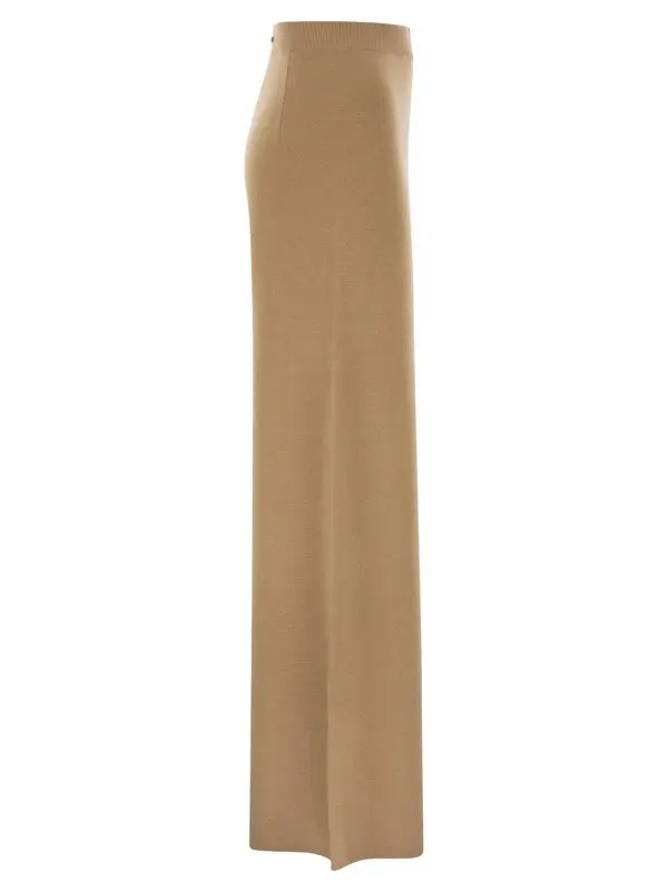 Max Mara Judy Wool And Cashmere Trousers - Brown