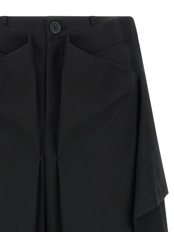 Issey Miyake Uni-form Wool Trousers
