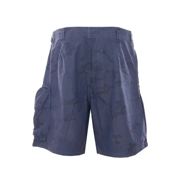 Stone Island Logo Patch Cargo Bermuda Shorts
