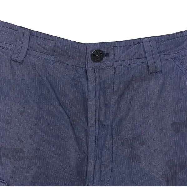 Stone Island Logo Patch Cargo Bermuda Shorts