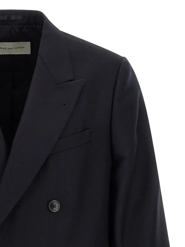 Dries Van Noten Buforden' Blazer - Blue