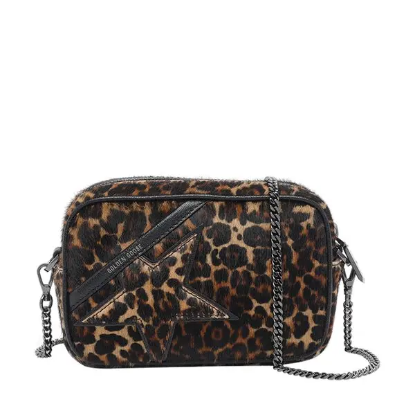 GOLDEN GOOSE Mini Star Crossbody Bag With Chain Strap - Multicolor