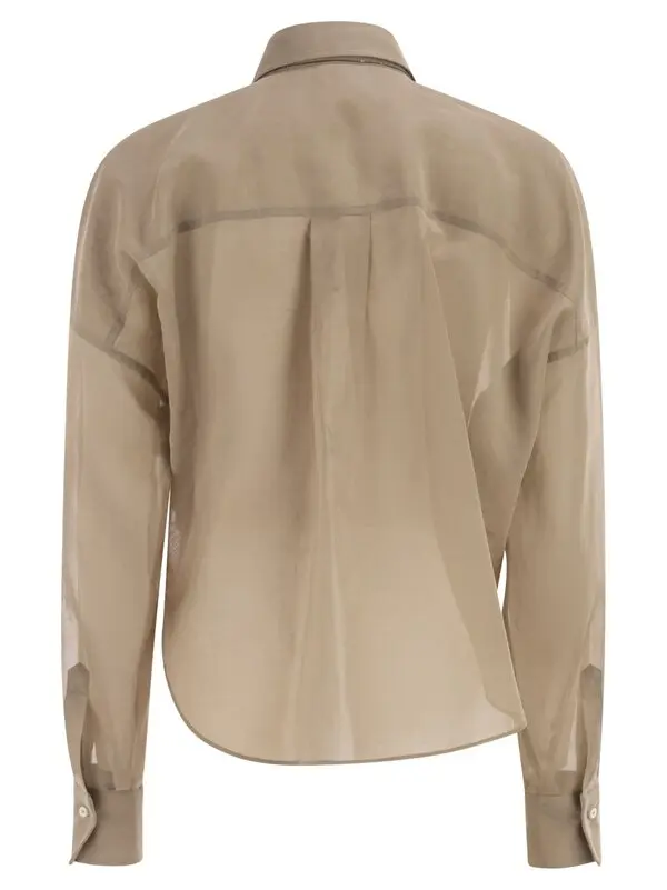 Brunello Cucinelli Shirt With Front Knot Detail