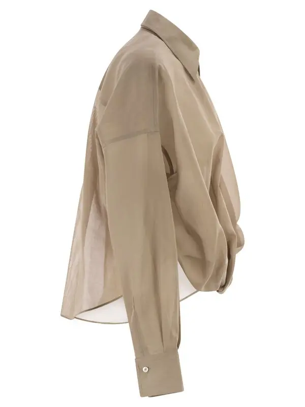 Brunello Cucinelli Shirt With Front Knot Detail