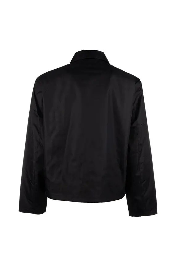 Prada Zip-up Jacket With Logo Detail