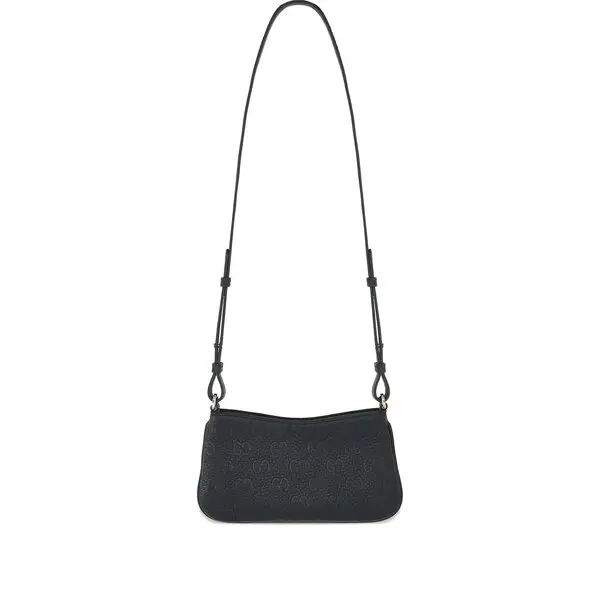 Gucci Embossed Gg Motif Shoulder Bag