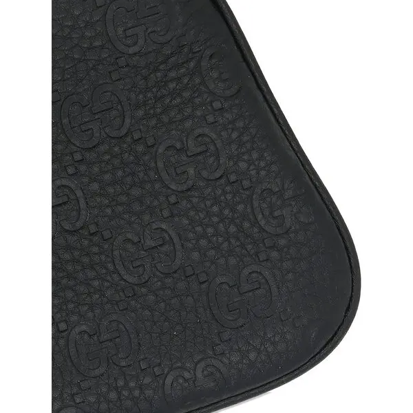 Gucci Embossed Gg Motif Shoulder Bag