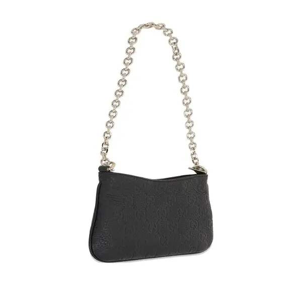 Gucci Embossed Gg Motif Shoulder Bag
