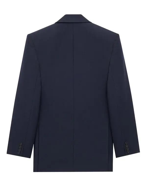 Saint Laurent Wool Double-breasted Blazer