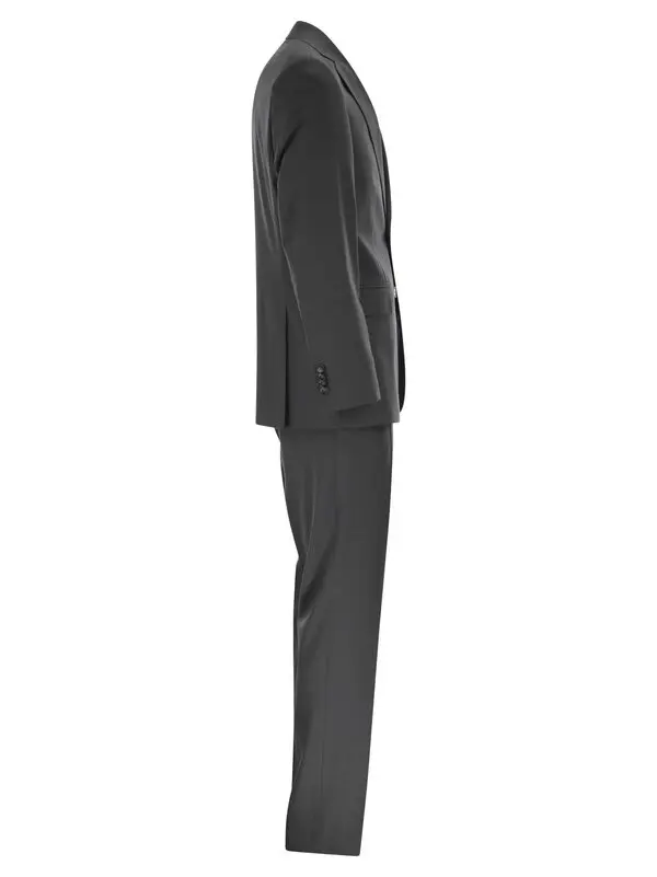 BOSS Stretch Virgin Wool Blend Suit - Multicolor