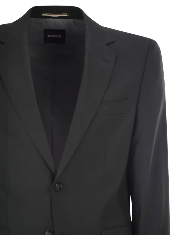 BOSS Stretch Virgin Wool Blend Suit - Multicolor
