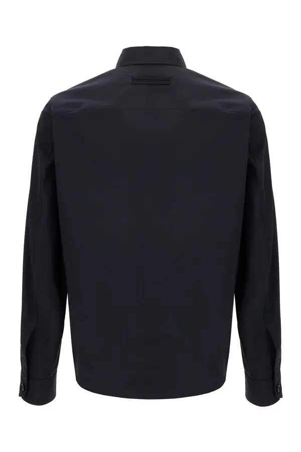 Zegna Long Sleeve Shirt Jacket - Multicolor