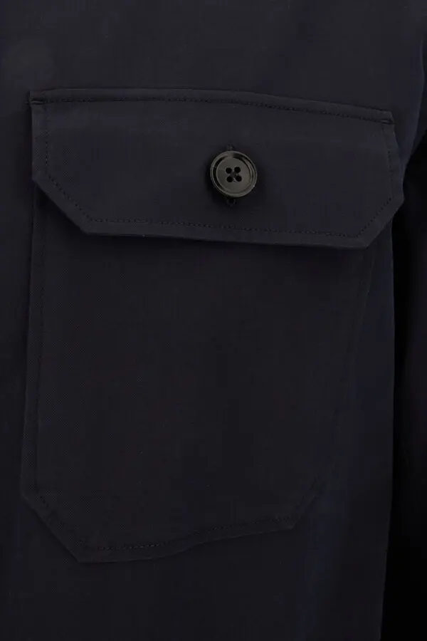 Zegna Long Sleeve Shirt Jacket - Multicolor