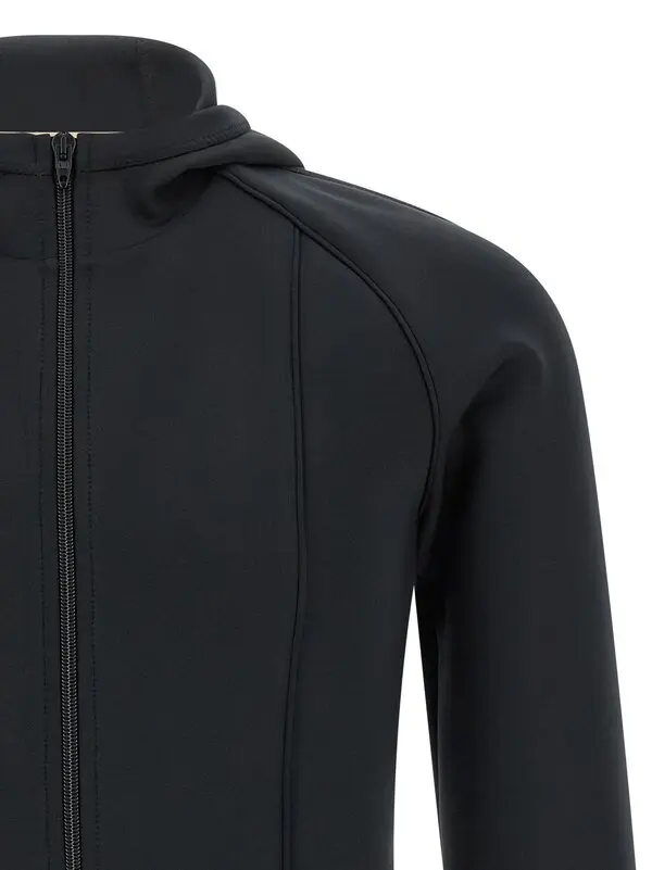 Valentino Garavani Technical Jersey Hoodie With Vlogo Signature