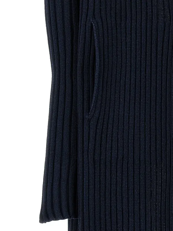 Balenciaga Ribbed Maxi Cardigan