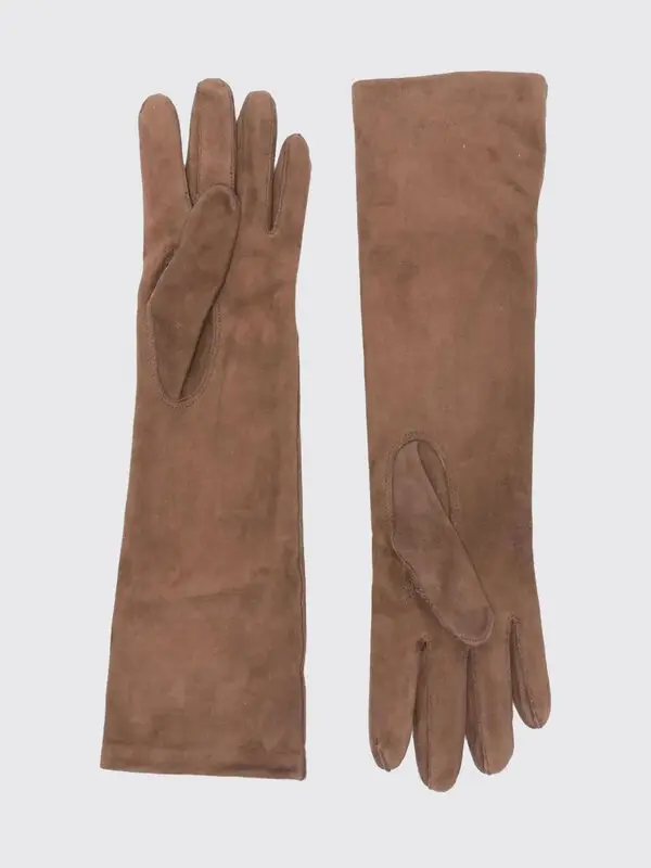 Max Mara Leather Gloves - Brown