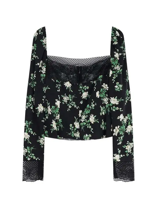 Dolce & Gabbana Floral Lace Blouse - Multicolor