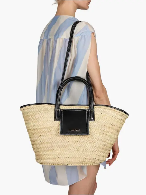 Jacquemus The Soli Basket Bag - Black